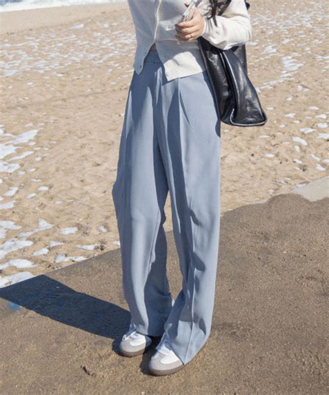 [숏~롱 핏예술] 로빈 핀턱 일자 슬랙스 기장선택 데일리룩 나들이룩 출근룩 키작녀 키큰녀 와이드팬츠 일자바지 여름까지 에이블리