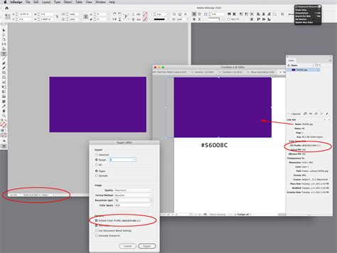 Exporting To Rgb Jpeg And Maintaining The Correct Adobe Support
