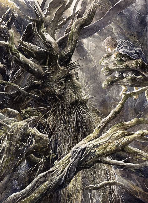 The Art Of Alan Lee And John Howe Treebeard By Alan Lee