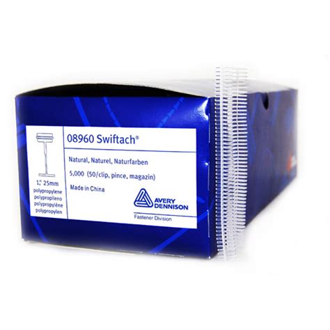Avery Dennison Swiftach Polypropylene Natural Pk Dorfin