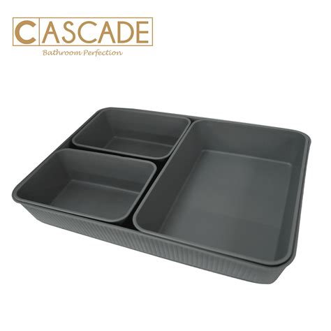 Cascade 5pcs Multi Purpose Storage Gray Cascade