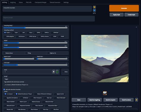 GitHub Jdolinschi Tagger Script For AUTOMATIC Stable Diffusion Webui To Provide A Way To