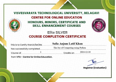 Safia Anjum On Linkedin Py Python Honoursdegree Vtu