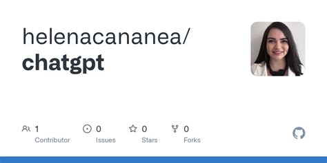 Github Helenacananea Chatgpt