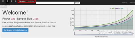 轻松搞定30种样本量计算，临床人可以试试这个网站 知乎