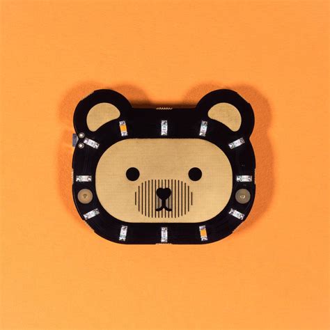 bearables bear led badge elmwood electronics