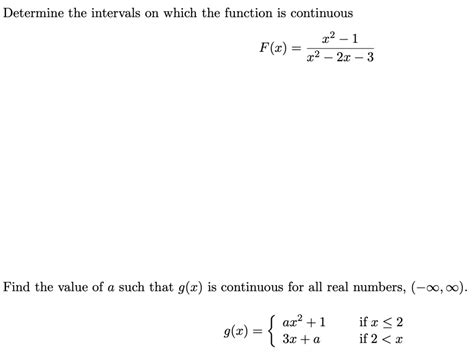 solved determine the intervals on which the function is