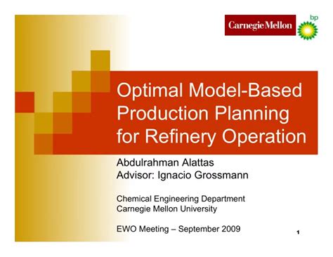 Ppt Optimal Model Based Production Planning For Refinery Operation Powerpoint Presentation