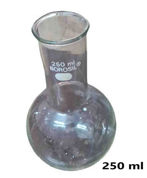 250ml Borosilicate Glass Round Cylindrical Laboratory Flask At ₹ 130