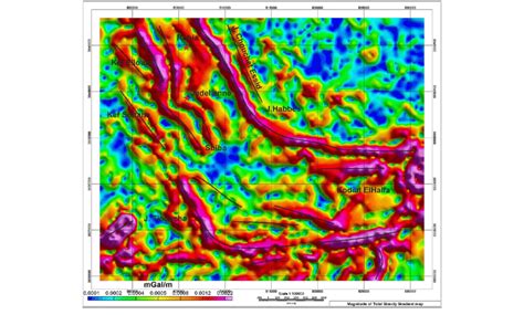 Horizontal Gradient Magnitude Hgm Map Of The Rohia Sbiba Area Download Scientific Diagram