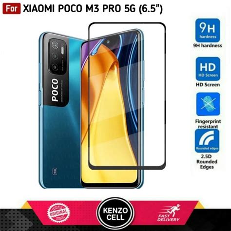 Jual Xiaomi Poco M3 Pro 5G Tempered Glass Gorila Glass Anti Gores Tg M3 Pro Full Layar Lem
