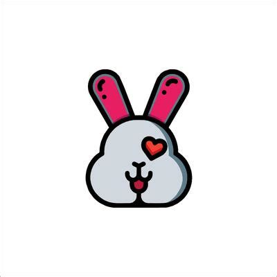 Bad Bunny Heart Vector Art, Icons, and Graphics for Free Download