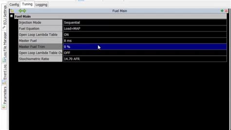 Link G4 Plus Software Tutorial Master Fuel