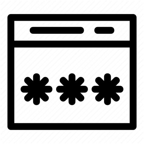 Password Security Access Protection Secure Safety Icon Download