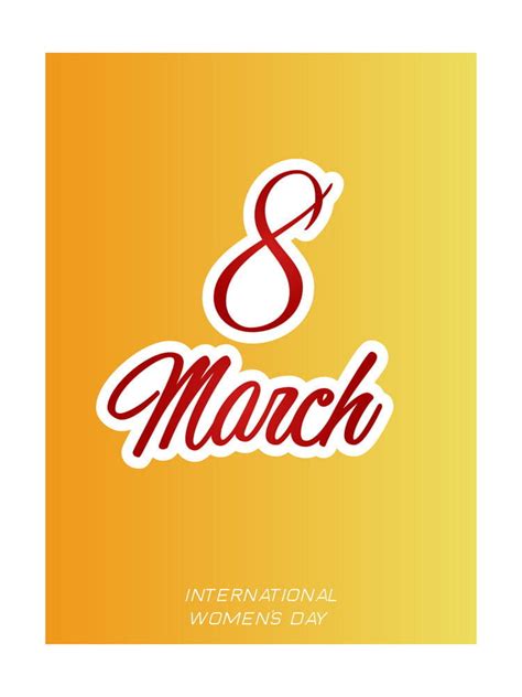 يوم المرأة العالمي الفاخر الأنيق 8 مارس ناقل Eps Ai Uidownload