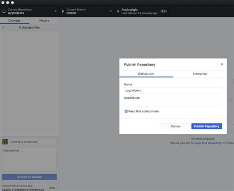 Creating Repo On Github Works Fine But Cannot Push Any Edited Files