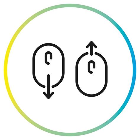 premium vector mouse scroll icon