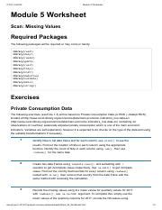 Data Cleaning And Imputation Exercises With Missing Values In R Course Hero