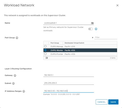 Configure Vmware Vsphere With Tanzu Workload Management