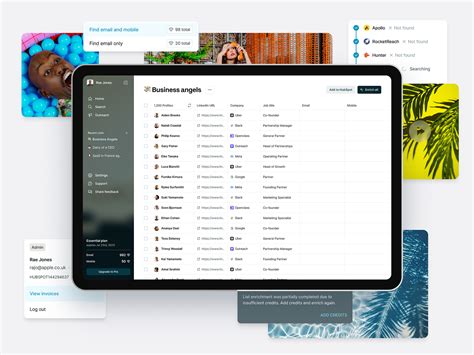 enrich outreach list — surfe ui by kelly tokatlidis for surfe on dribbble
