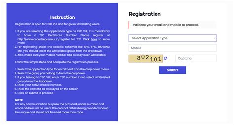 Apply For CSC Registration Online Digital Seva