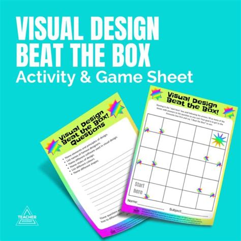 Visual Design Beat The Box Teacher Resource Game