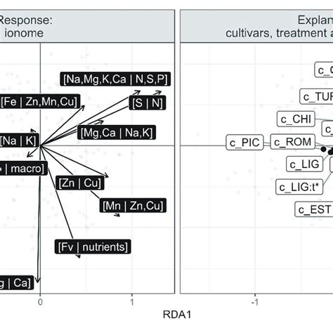 Redundancy Analysis Correlation Triplot Scaling 2 With Ionomic Download Scientific Diagram