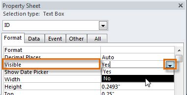 Access Creating Forms