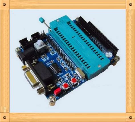 free shipping 51 avr microcontroller minimum system board learning board serial download