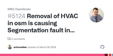 Removal Of Hvac In Osm Is Causing Segmentation Fault In Prototype