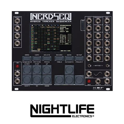 XOR Electronics NerdSEQ Black Reverb