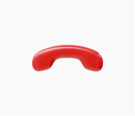 3d Realistic End Phone Call Button Vector Illustration 11188209 Vector
