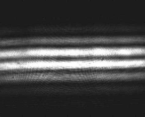 Captured Interference Fringe Pattern On A Ccd Camera Download