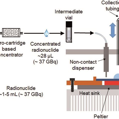 Tracer Production Scheme Using The Integrated Radionuclide Concentrator