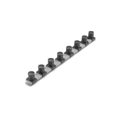 Tekton 34 In Drive X 13 In Socket Rail 8 Clips Gray Osr32308