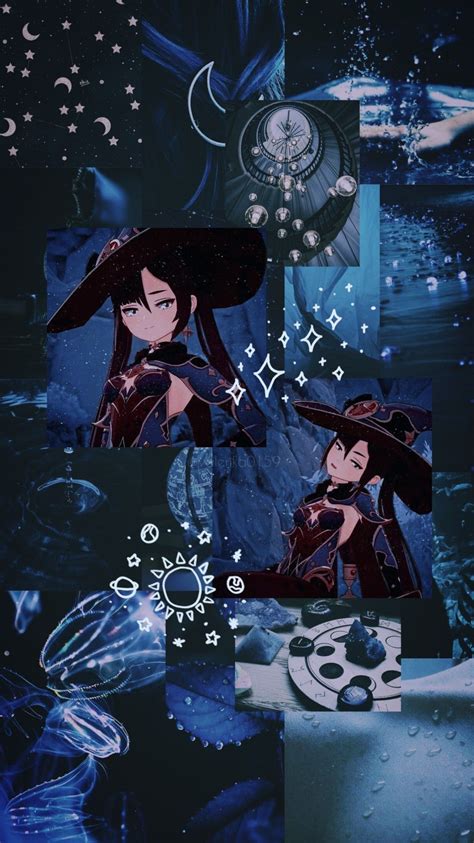 Mona Genshin Impact Aesthetic Wallpaper