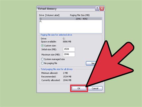 How To Change Virtual Memory In Windows XP Steps