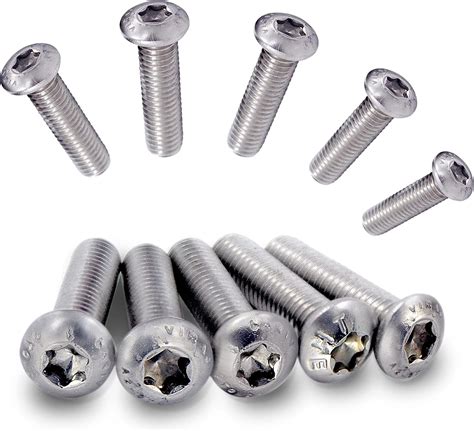 Protech 100 Unidades De Tornillos De Cabeza Avellanada Hexagonal Iso