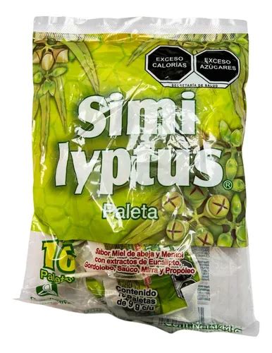 Bolsa 16 Simi Paletas Caramelo Similiptus Miel Herbal Mercadolibre