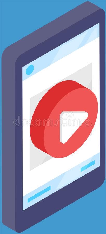 smartphone with pause video player on display recording button live