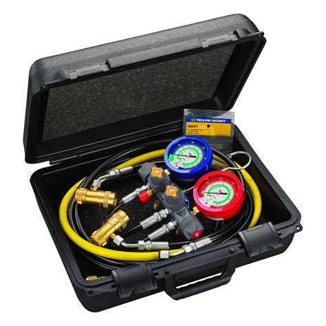 Yellow Jacket 4 Valves Series Titan Manifold Gauge Kit 809k09