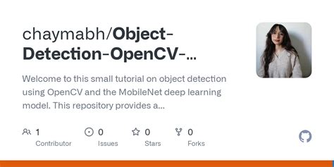 Github Chaymabh Object Detection Opencv Tutorial Welcome To This Small Tutorial On Object