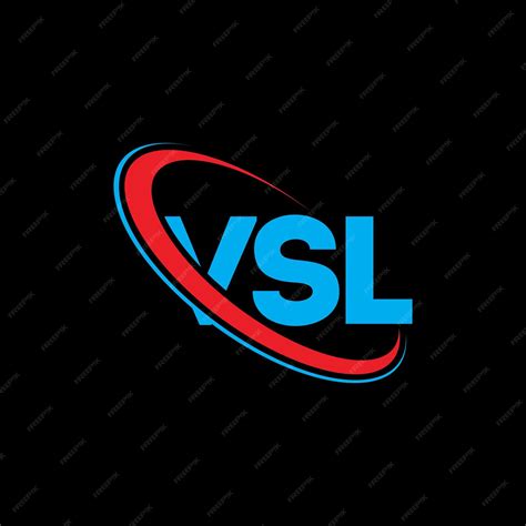 Premium Vector Vsl Logo Vsl Letter Vsl Letter Logo Design Initials Vsl Logo Linked With Circle