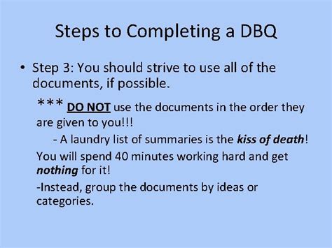 Mr Brocks AICE Thinking Skills The DBQ Document