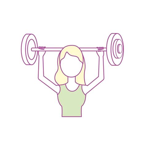 Woman Dumbbell Exercise Vector Illustration Stock Vector By ©stockgiu 239171050 Woman Dumbbell Exercise Vector Illustration Stock Vector By ©stockgiu 239171050