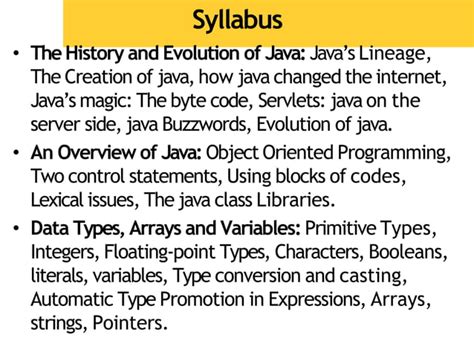 Object Oriented Concept Java Module 1 Pptpptx