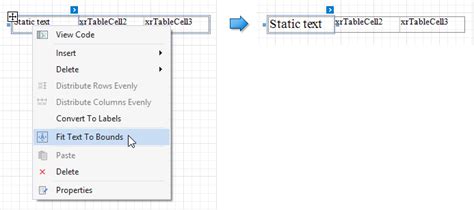 Table Overview NET Reporting Tools DevExpress Documentation
