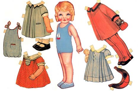MuÑecas De Papel Gratis MuÑeca De Papel Con Ropa Para Cambiar