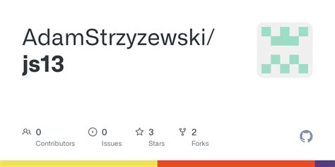 GitHub AdamStrzyzewski Js