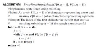 Solved Implement The String Matching Algorithm Using Brute Chegg Com